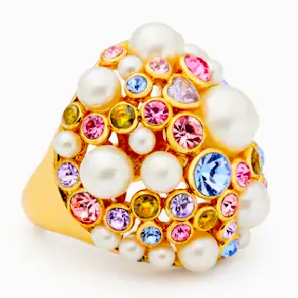 kate spade | Jewelry | New Kate Spade Pearl Caviar Statement Ring ...